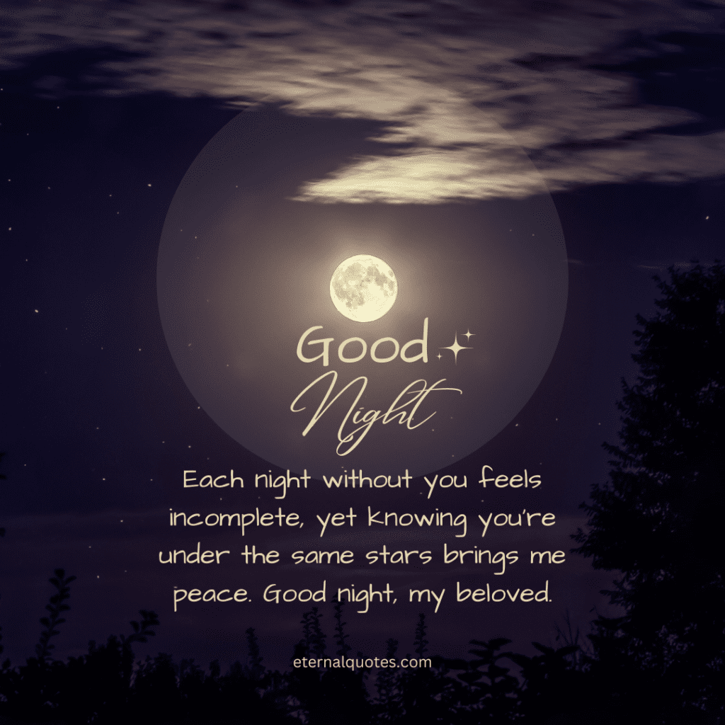 Romantic Good Night Messages For Your Love – eternalquotes.com